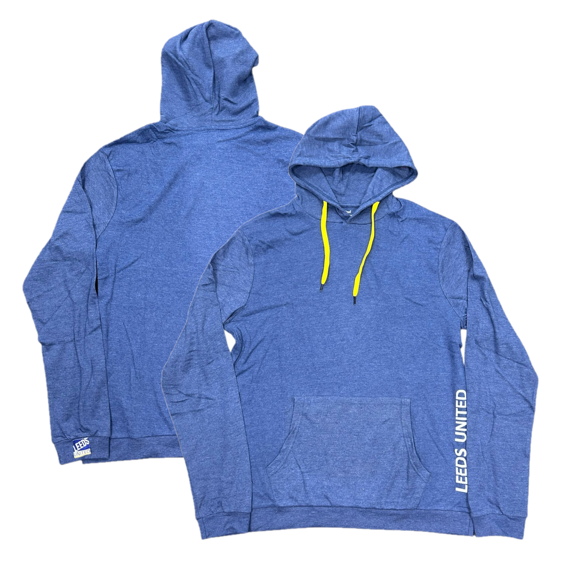 Leeds United Football Hoodie Men's Lounge Nightwear Hooded Top