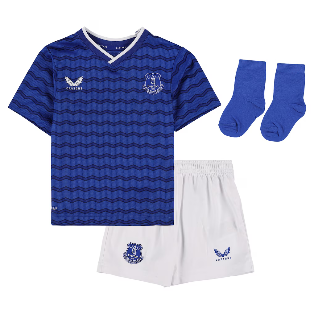 Everton Baby Football Mini Kit Castore Home Kit
