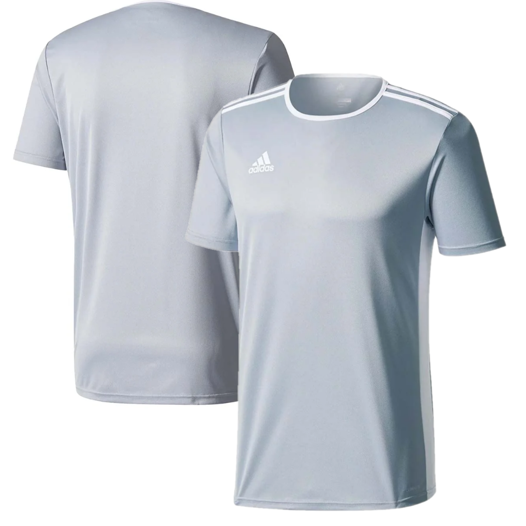 adidas Men's Football Jersey Grey Entrada 18 Shirt