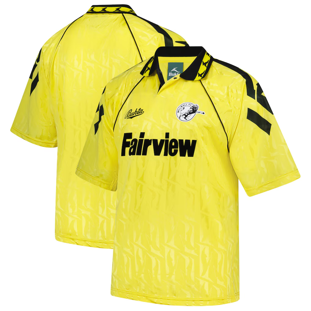 Millwall Men's Football Shirt Score Draw Retro 1992 Away Top