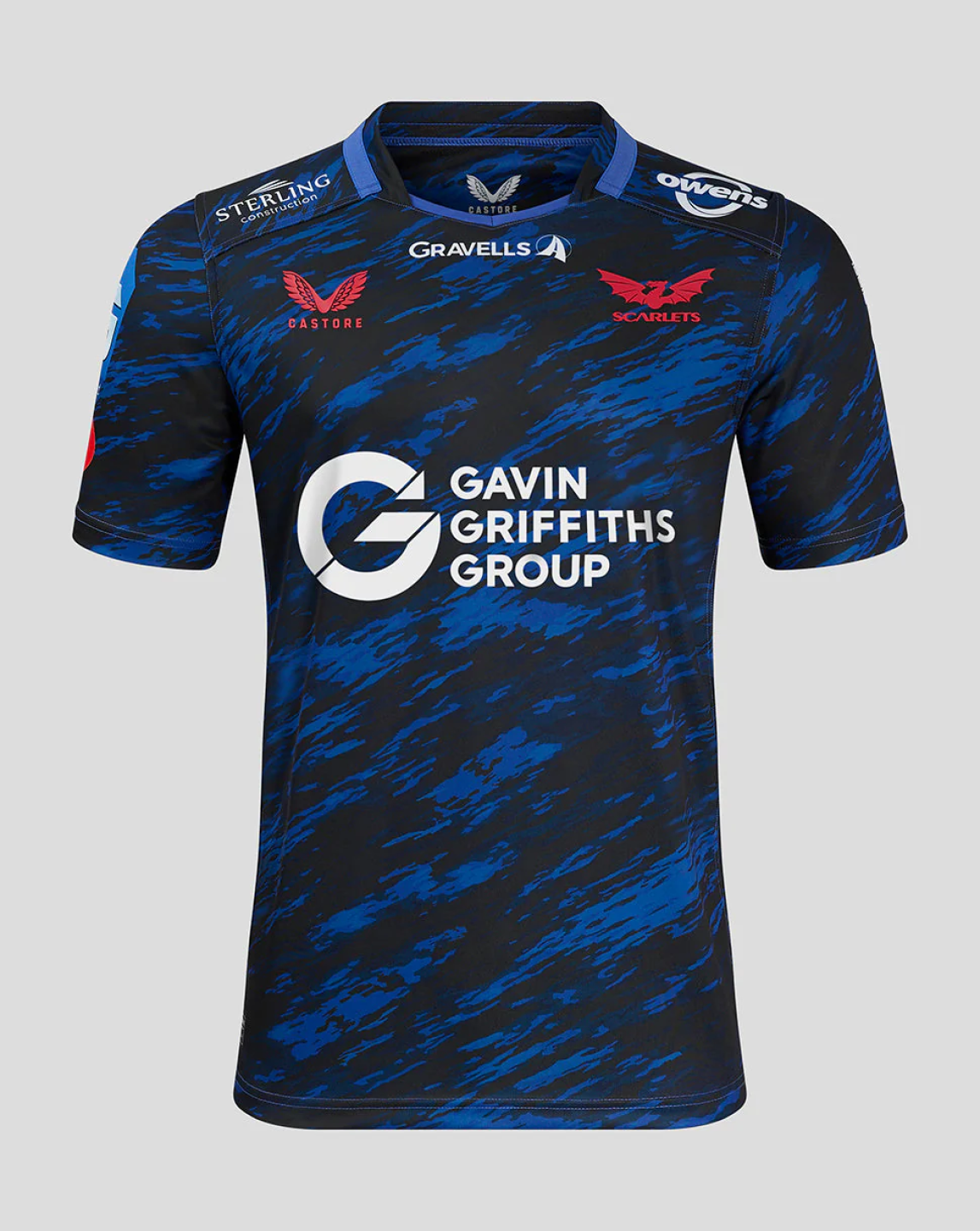 Scarlets Men's Blue Jersey Castore 24/25 Away Shirt