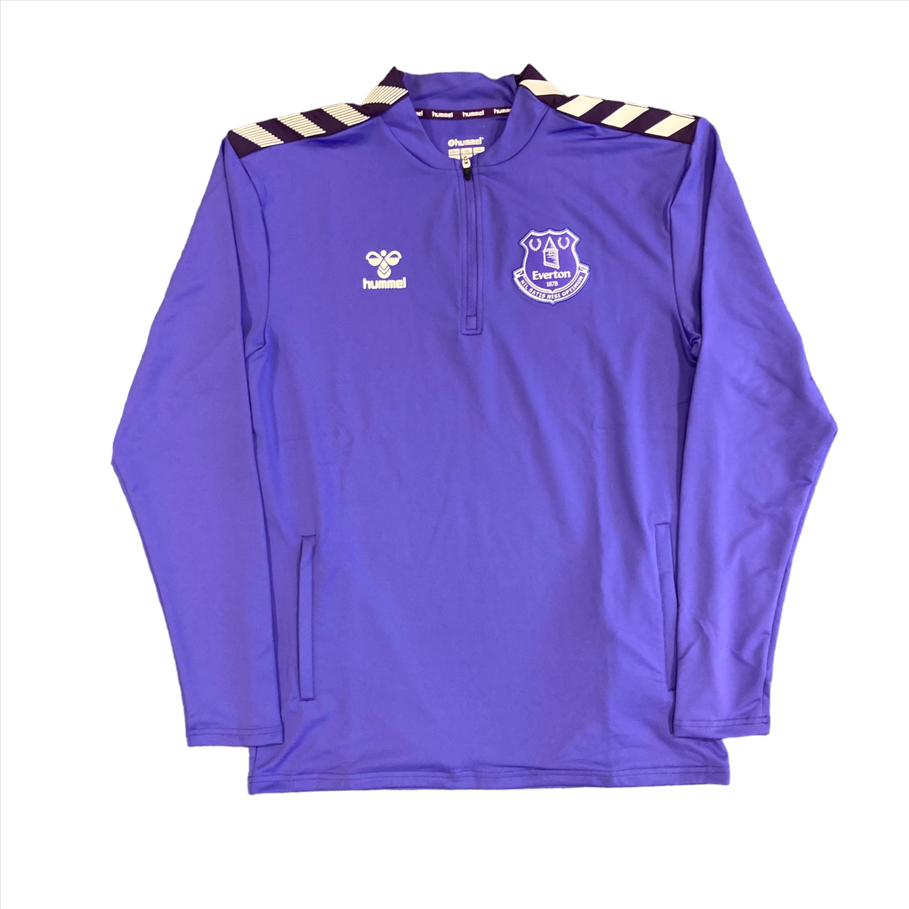 Everton Men's Football Jacket 22/23 Training Half Zip Purple